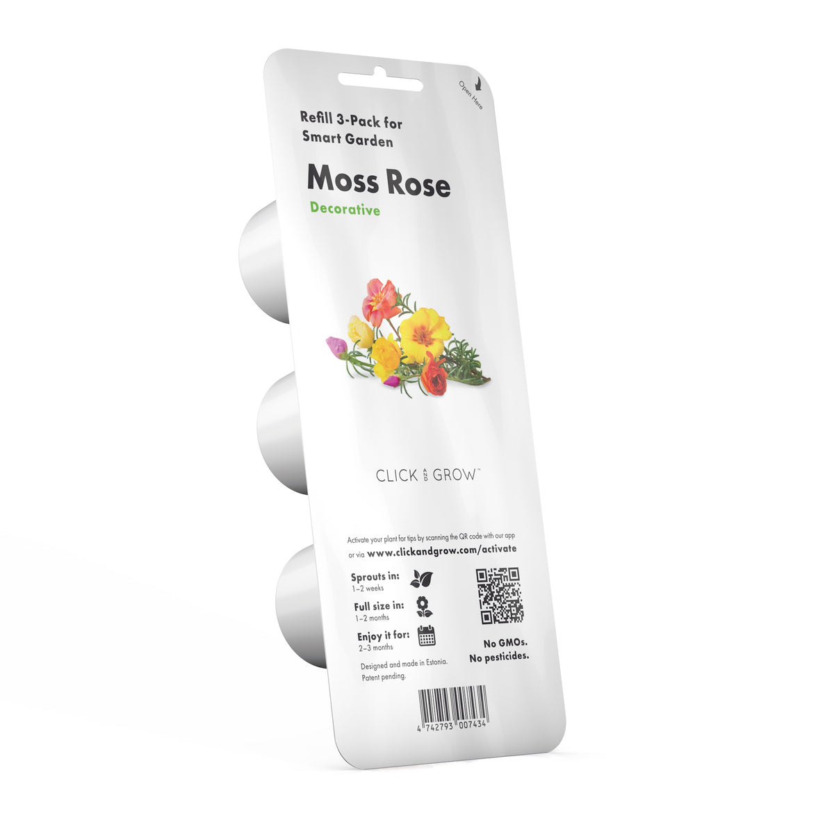 Moss Rose Plant Pods | Click & Grow